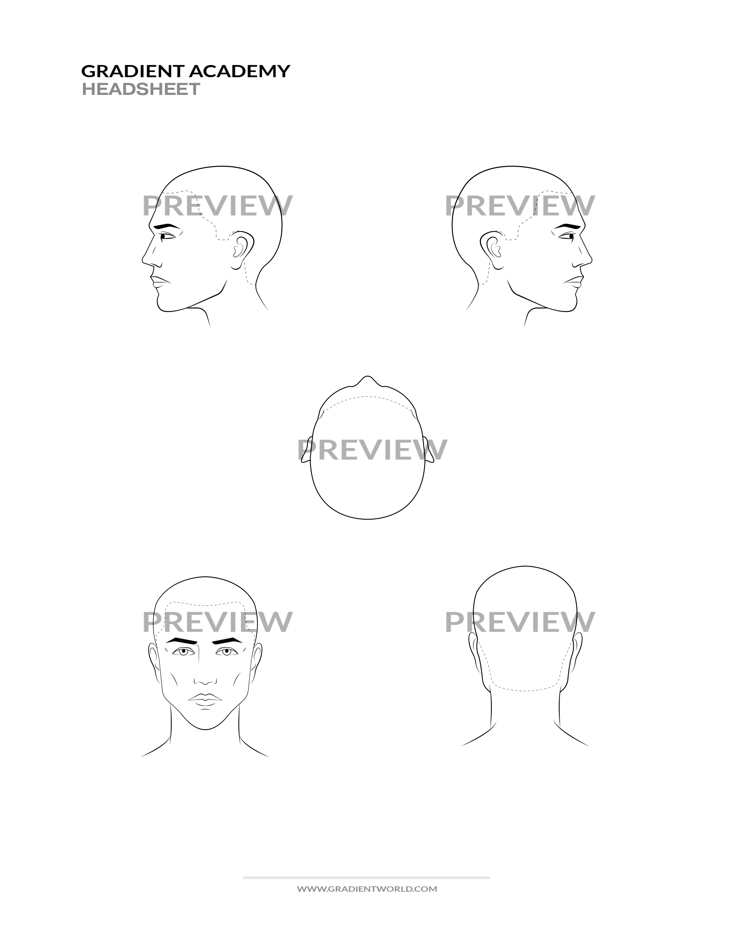 GRADIENT ACADEMY HEADSHEETS